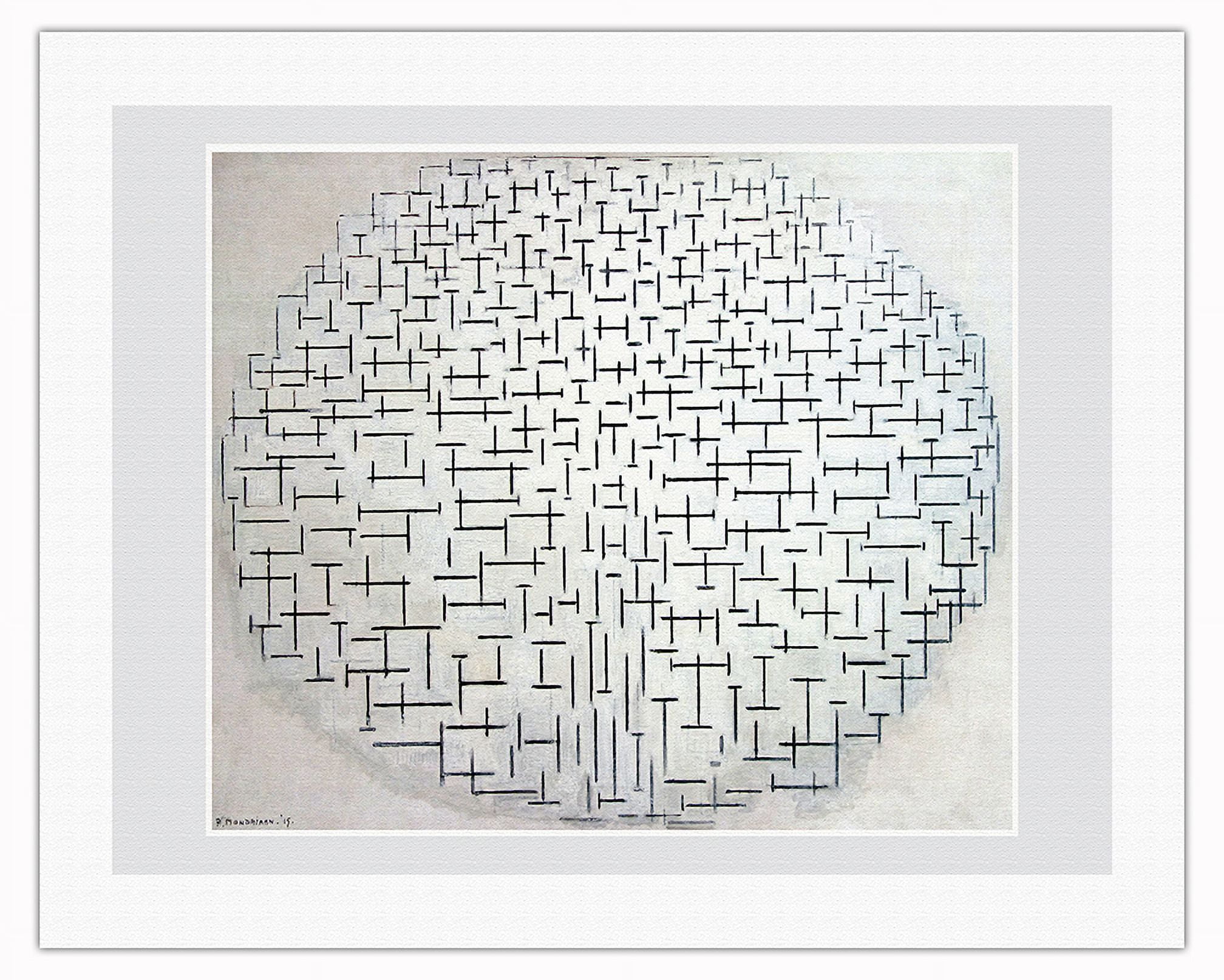 Composition No. 10 Pier and Ocean - From an Original Color Painting by ...