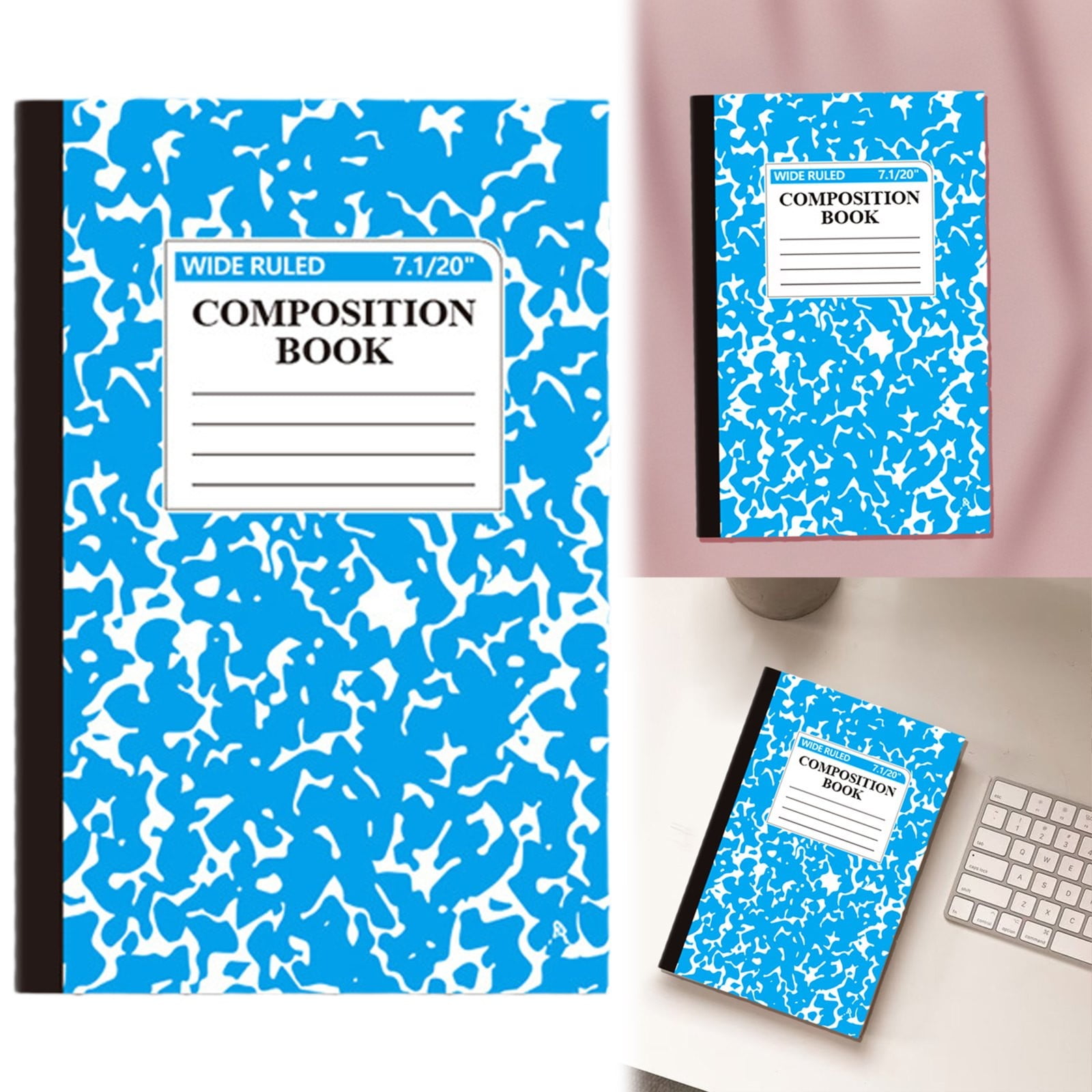 Composition Notebook,Composition Notebook Wide Ruled,Marble Composition ...