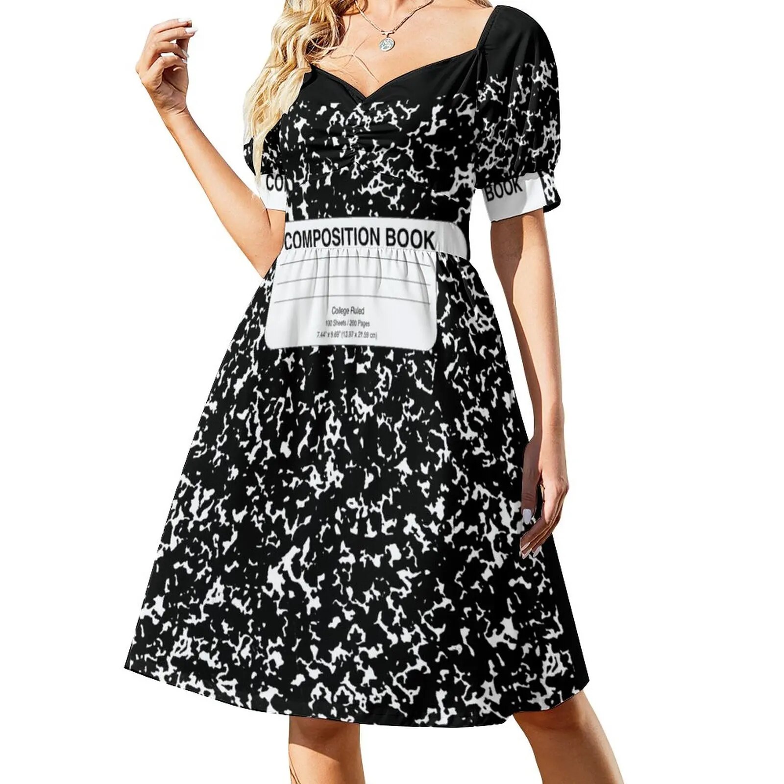 Composition Notebook Design Gifts Dress elegant chic wedding evening ...