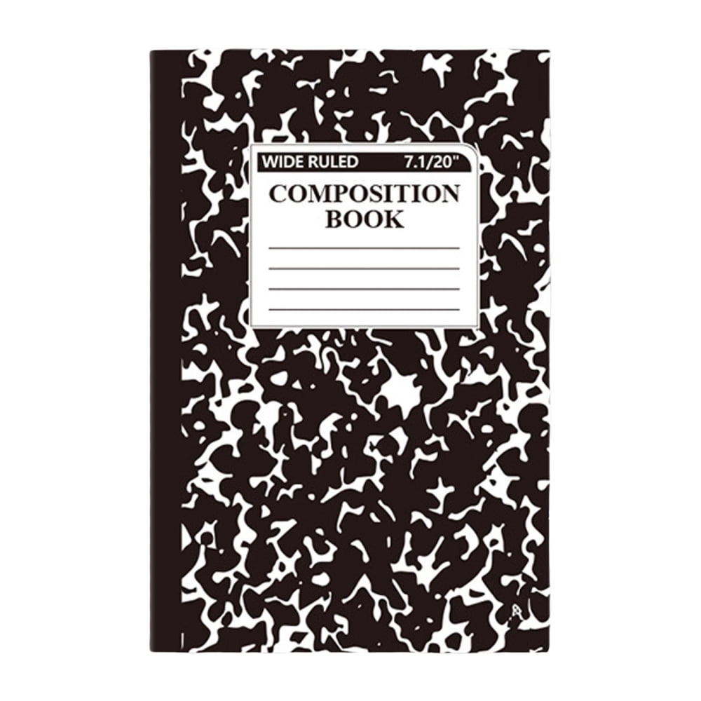 Composition Notebook, Wide Ruled Composition Book, Marble Composition ...