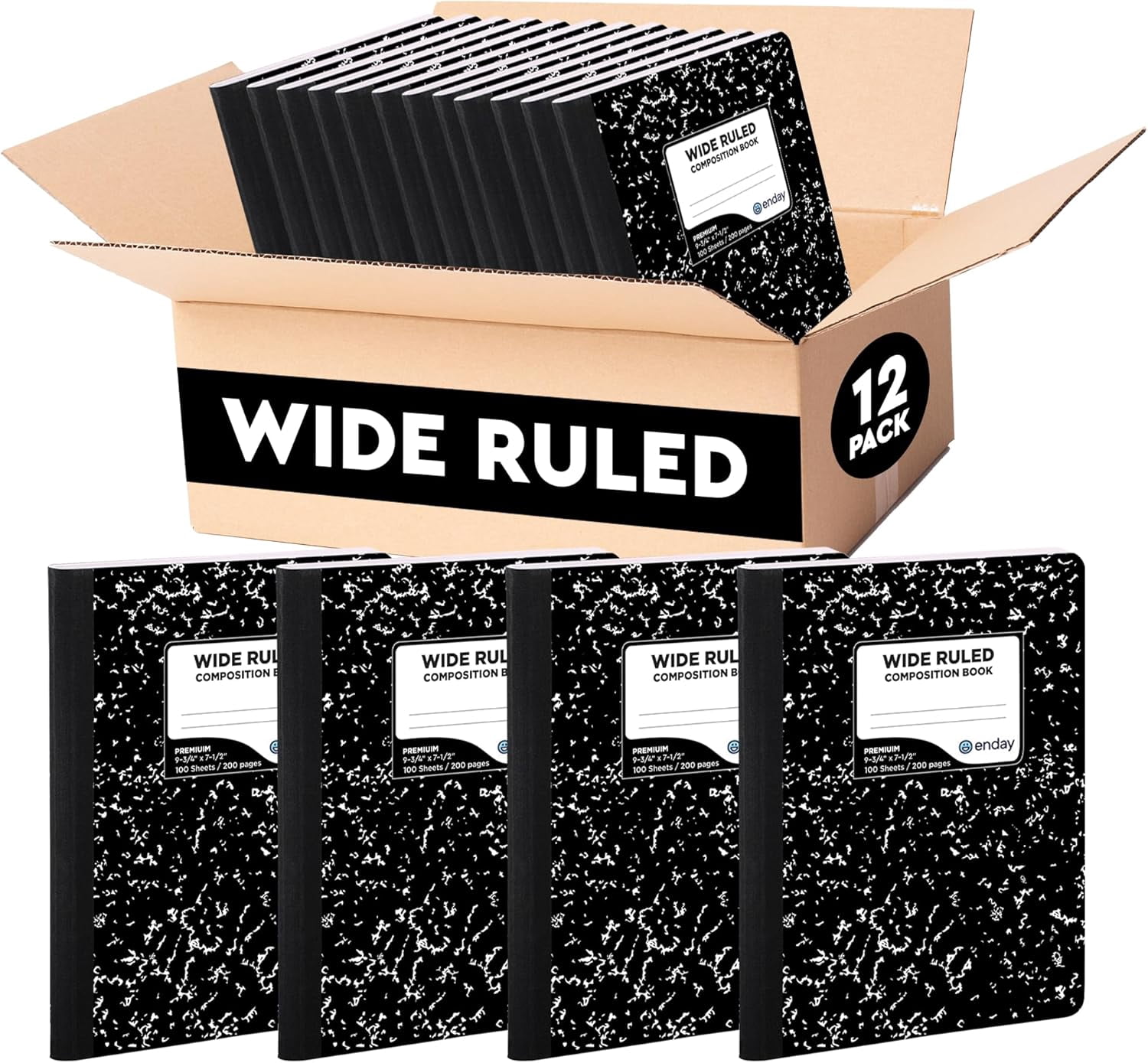 Composition Notebook Wide Ruled Hard Cover Marble composition notebook ...