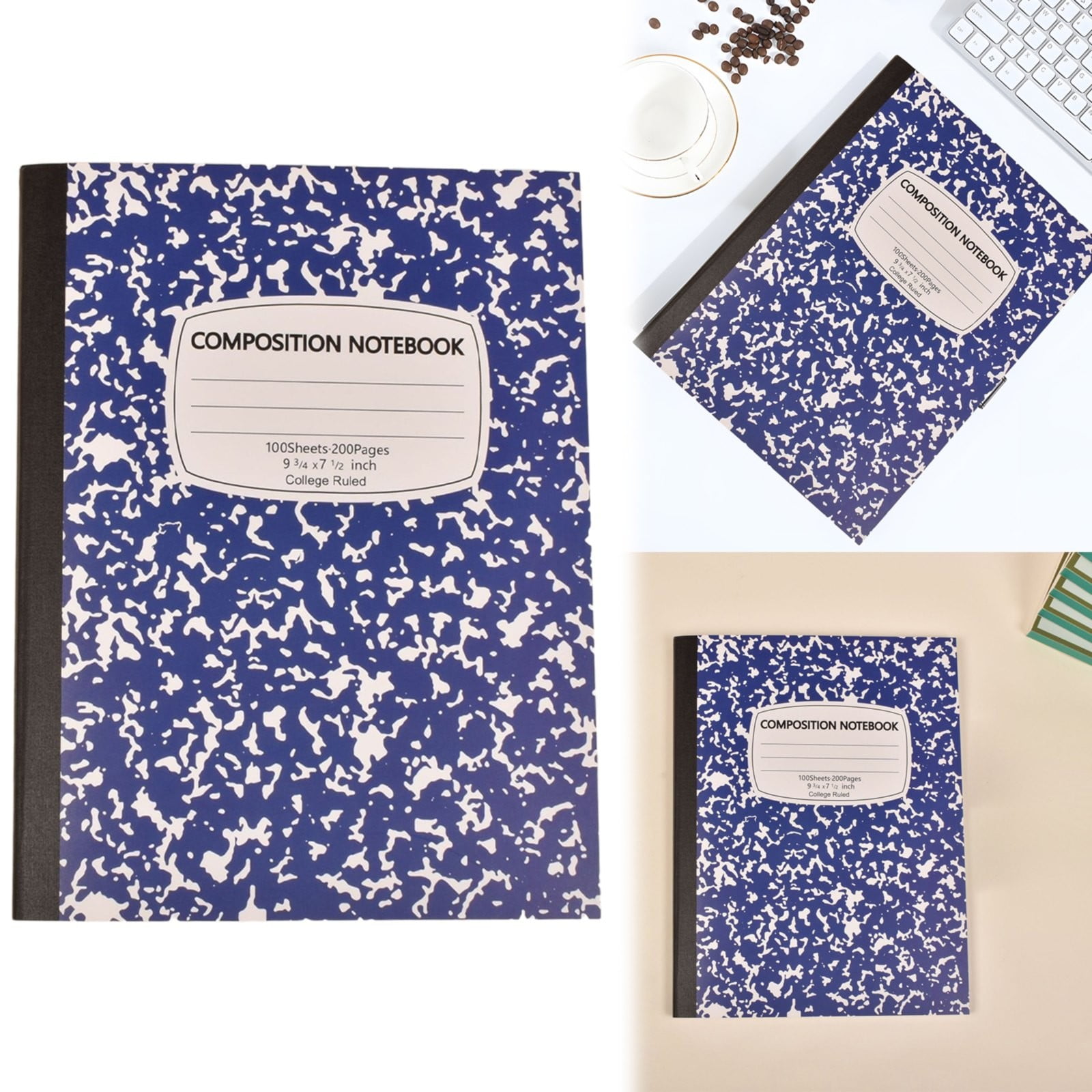 Composition Notebook, Wide Ruled, Marble Cover, 1 Notebook, Color May ...