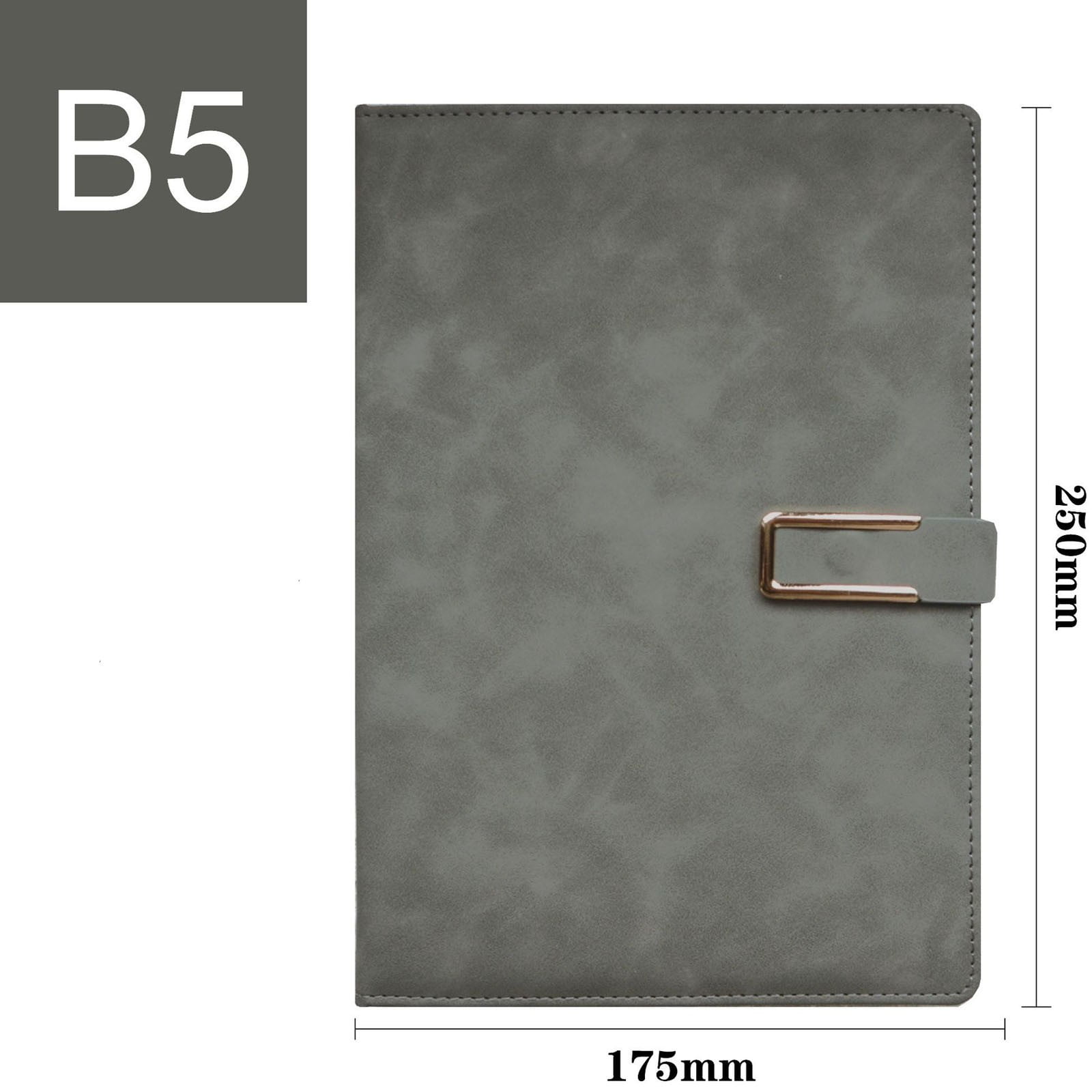 A5 Business Notebook Student Notebook Simple Logo Magnetic Buckle ...