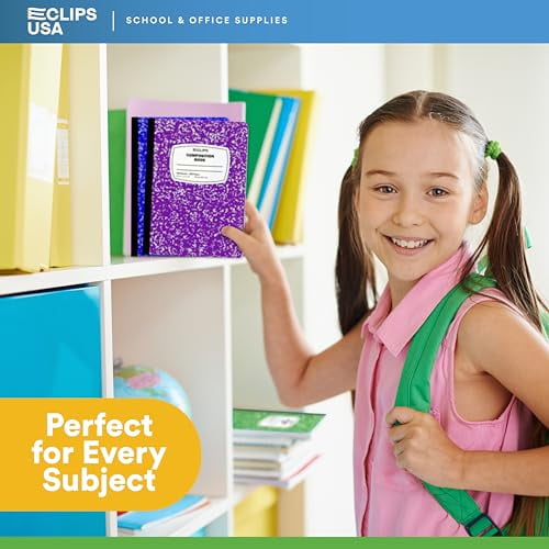 Composition Notebooks, (24 Pack), Wide Ruled Composition Notebook ...