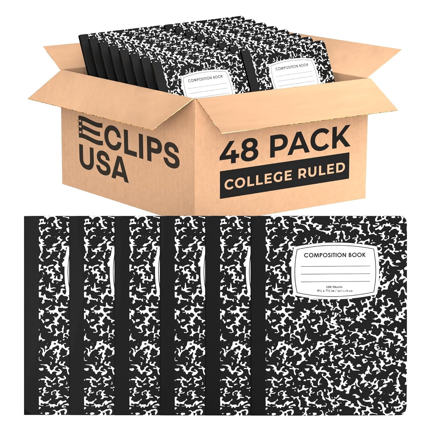 Composition Notebooks, College Ruled Composition Notebook, Hard Cover ...