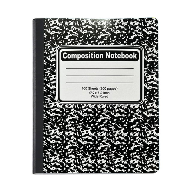 Composition Notebooks Composition Notebook Wide Ruled Notebook With ...