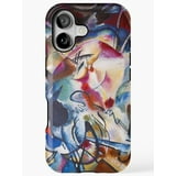 Composition VI Abstract Modern Art Design iPhone Case 17 16 15 14 13 12 ...