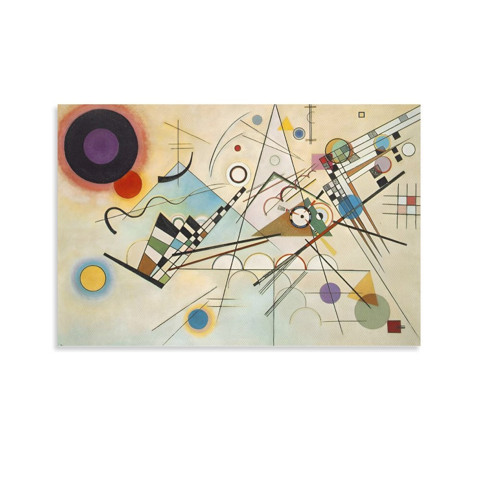 Composition VIII (1923) by Wassily Kandinsky Painting Poster Poster ...