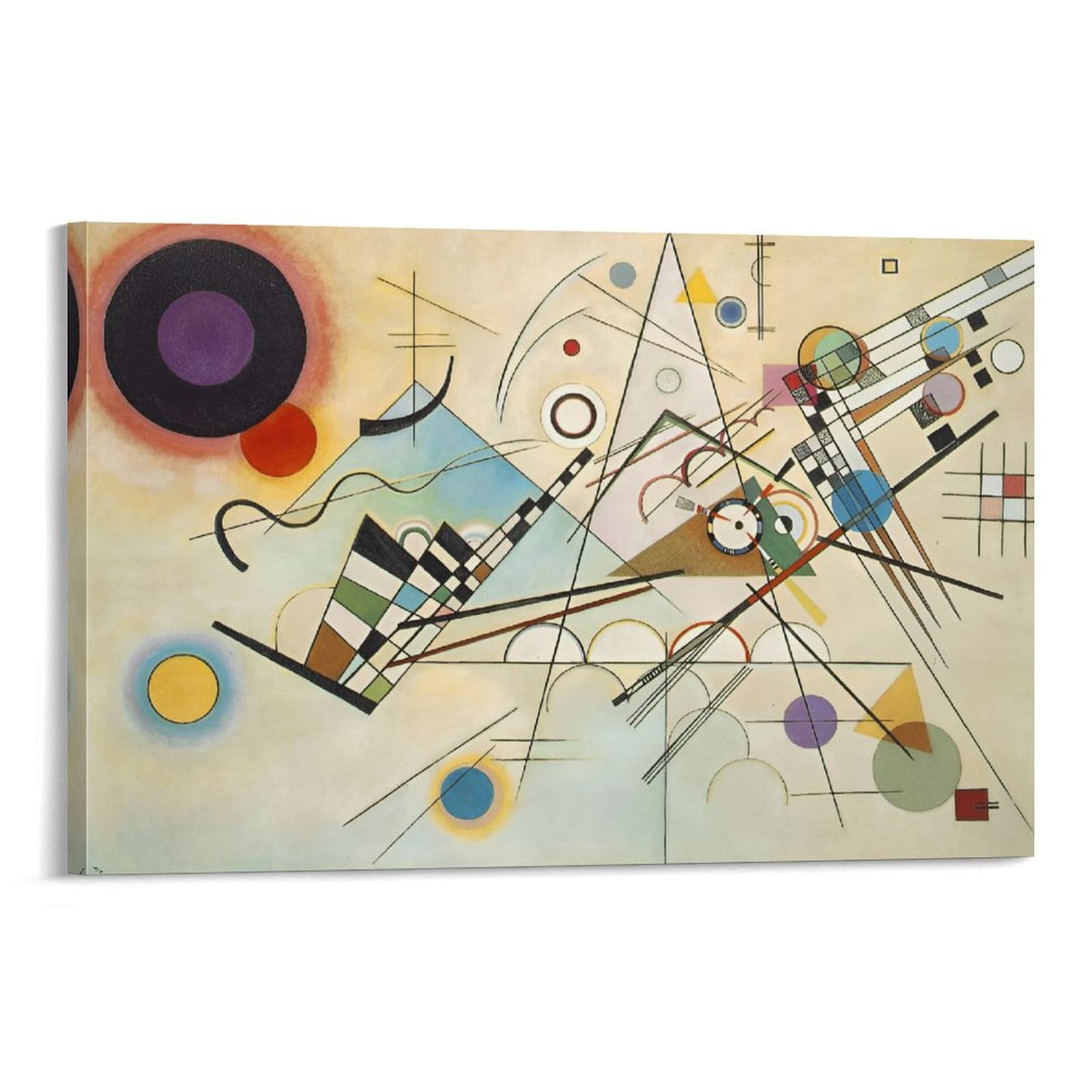 Composition VIII (1923) by Wassily Kandinsky Painting Poster Wall Art ...