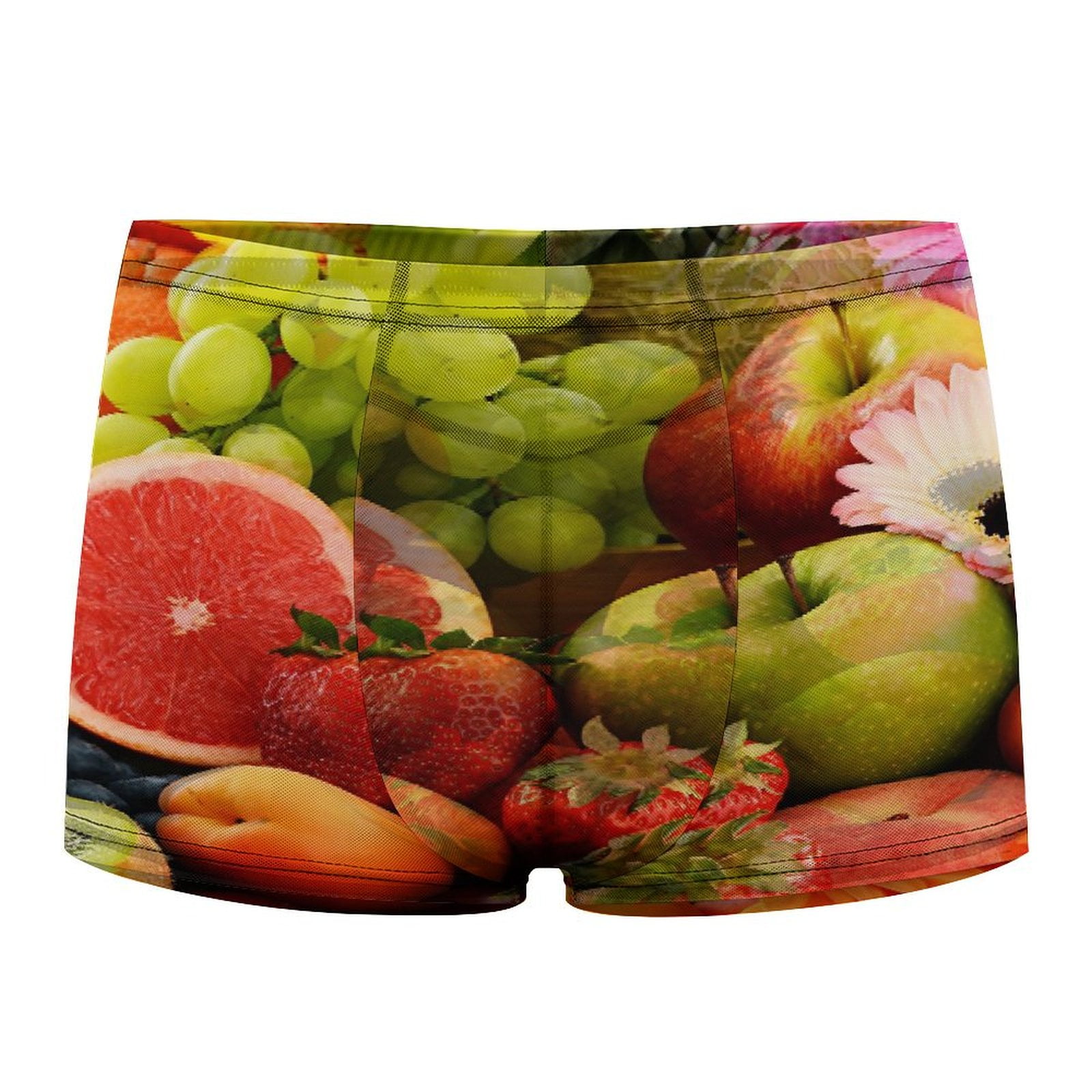 Composition with Assorted Fruits Men's Mesh Boxer Briefs Cooling ...