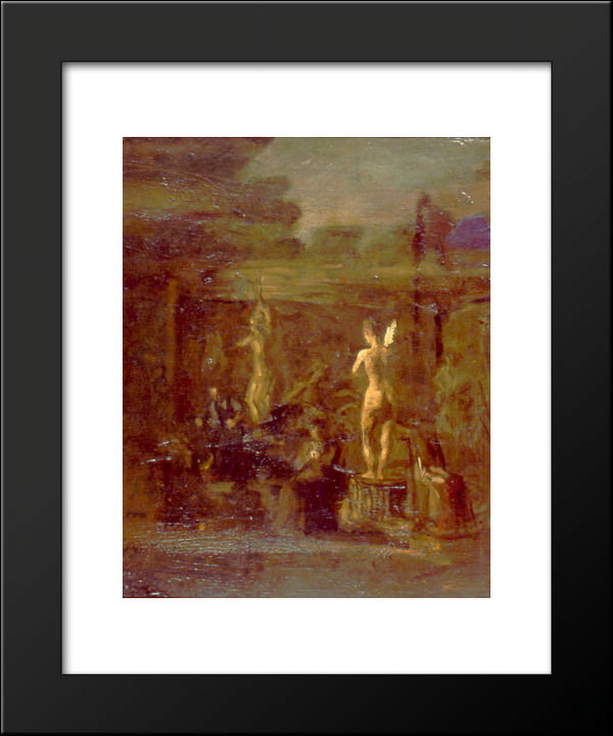 Compositional Study for William Rush Carving His Allegorical Figure of ...