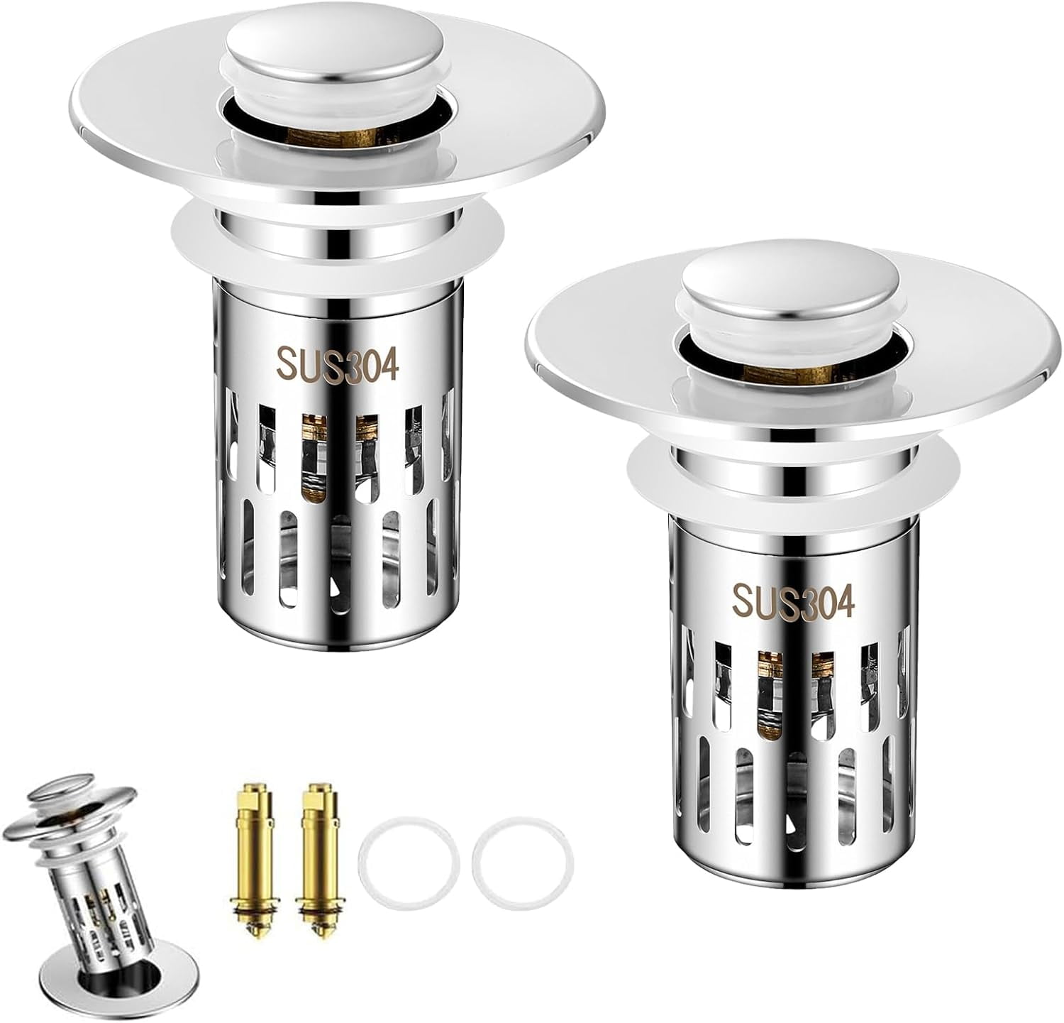 Compositiont.Com Sink Plug, Compositiont Sink Stopper, Universal ...