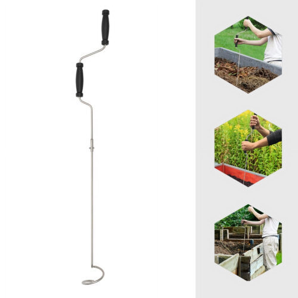 Compost Aerator Tool Compost Turner And Mixing Tool For Outdoor ...