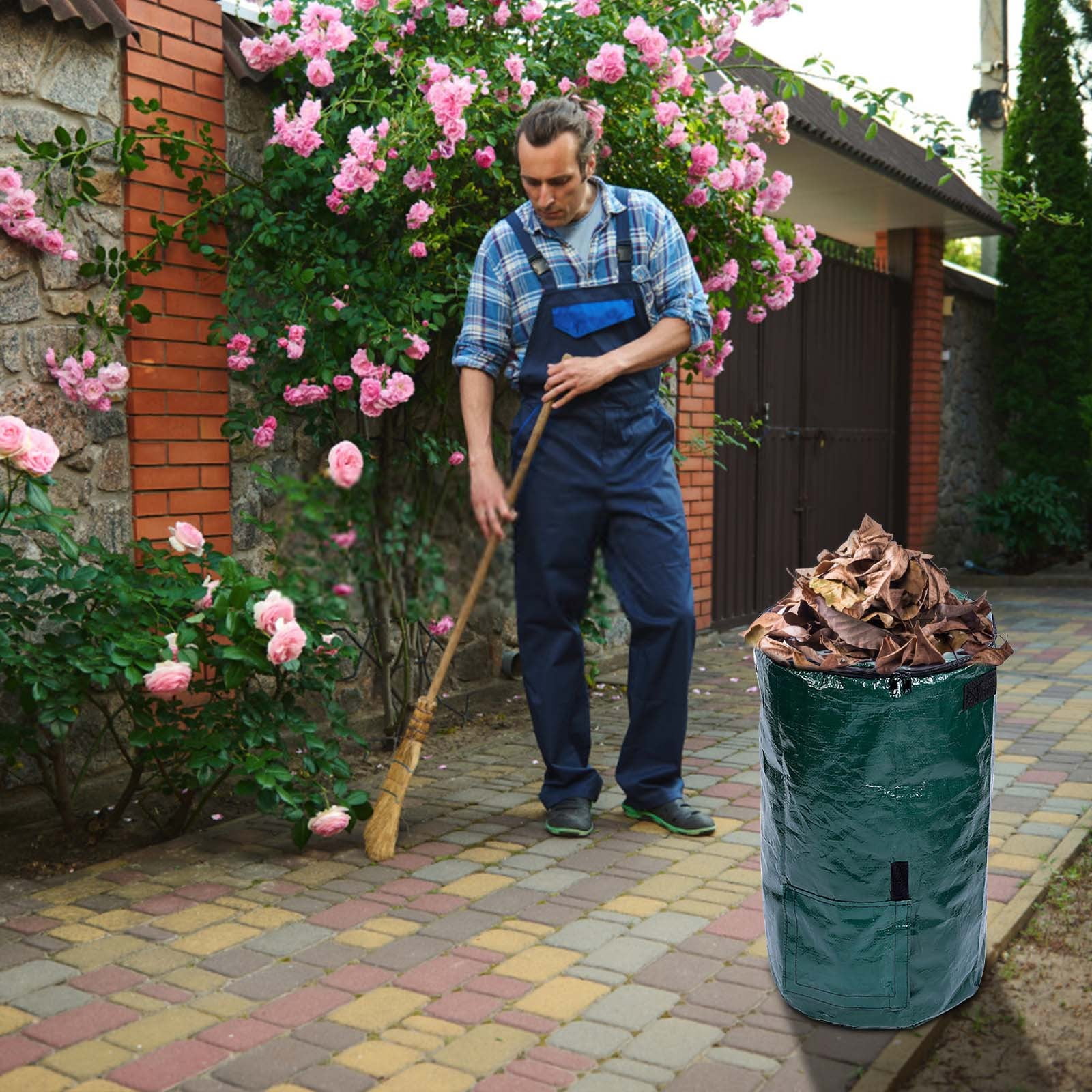 Compost Bags Sealable Leaf Drop Bags | Sturdy Gardening Waste ...