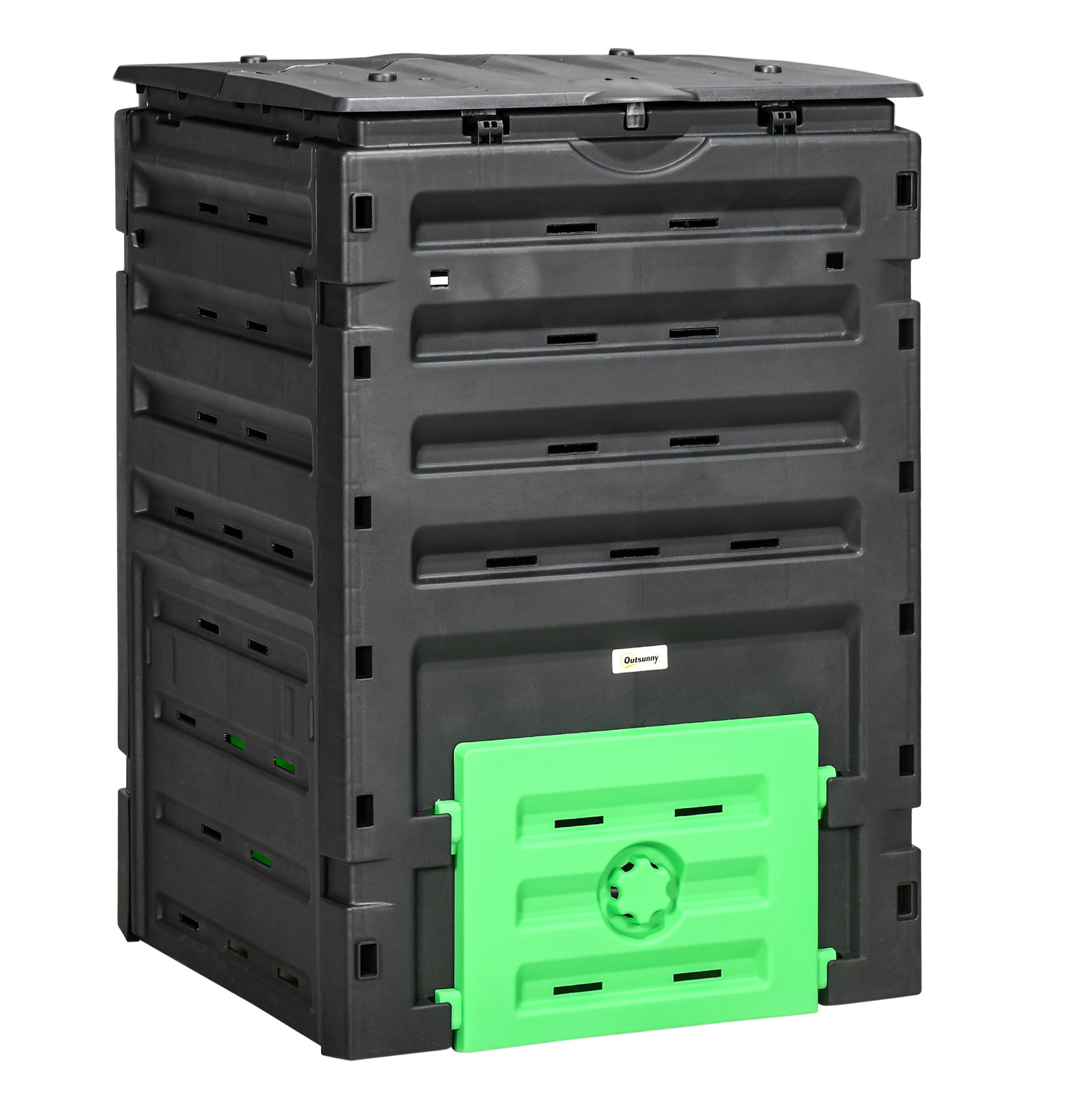 Compost Bin 120 Gallon - Garden Composter 450L - BPA Free - Black ...