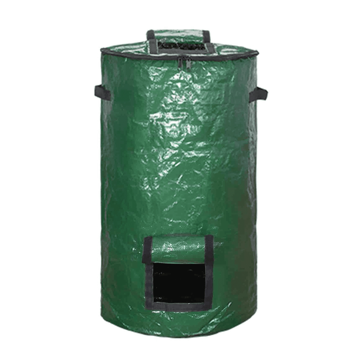 Compost Bin Bag, Fermentation Sealable Bucket Garden Leaf Waste Bag ...
