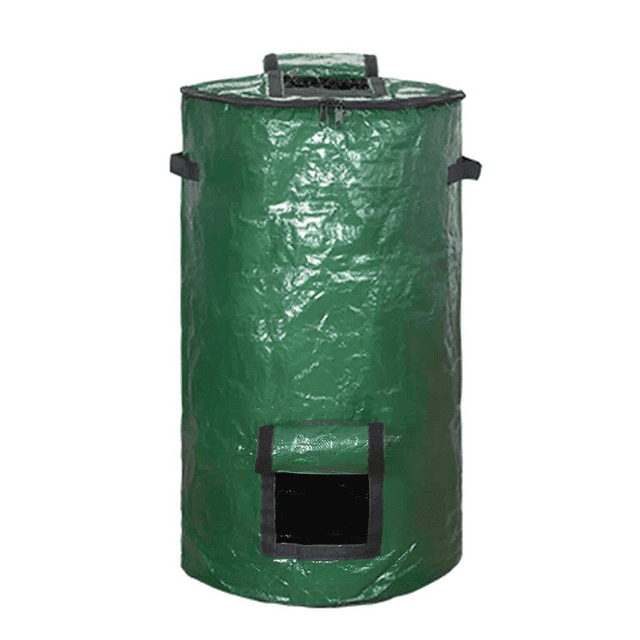 Compost Bin Bag, Fermentation Sealable Compost Bucket Garden Leaf Waste ...