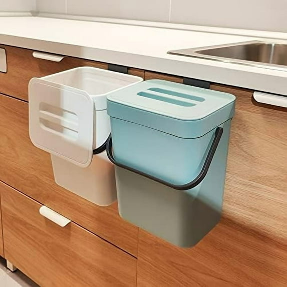 Compost Bin Indoor Kitchen Sealed, Mountable Compost Bucket, Hanging ...