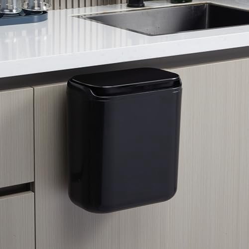 Compost Bin Trash Can with Lid Under Sink for Kitchen, Bin for ...