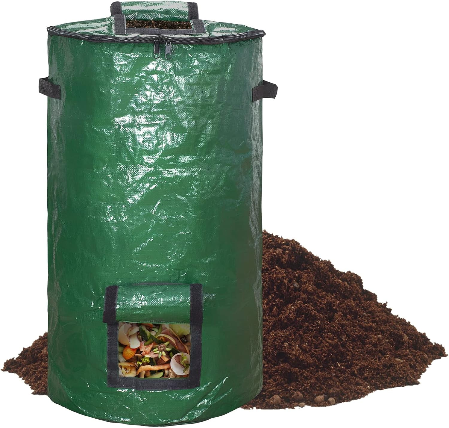 Compost Bins Outdoor, Composting Bin for Outside Garden, Reusable ...