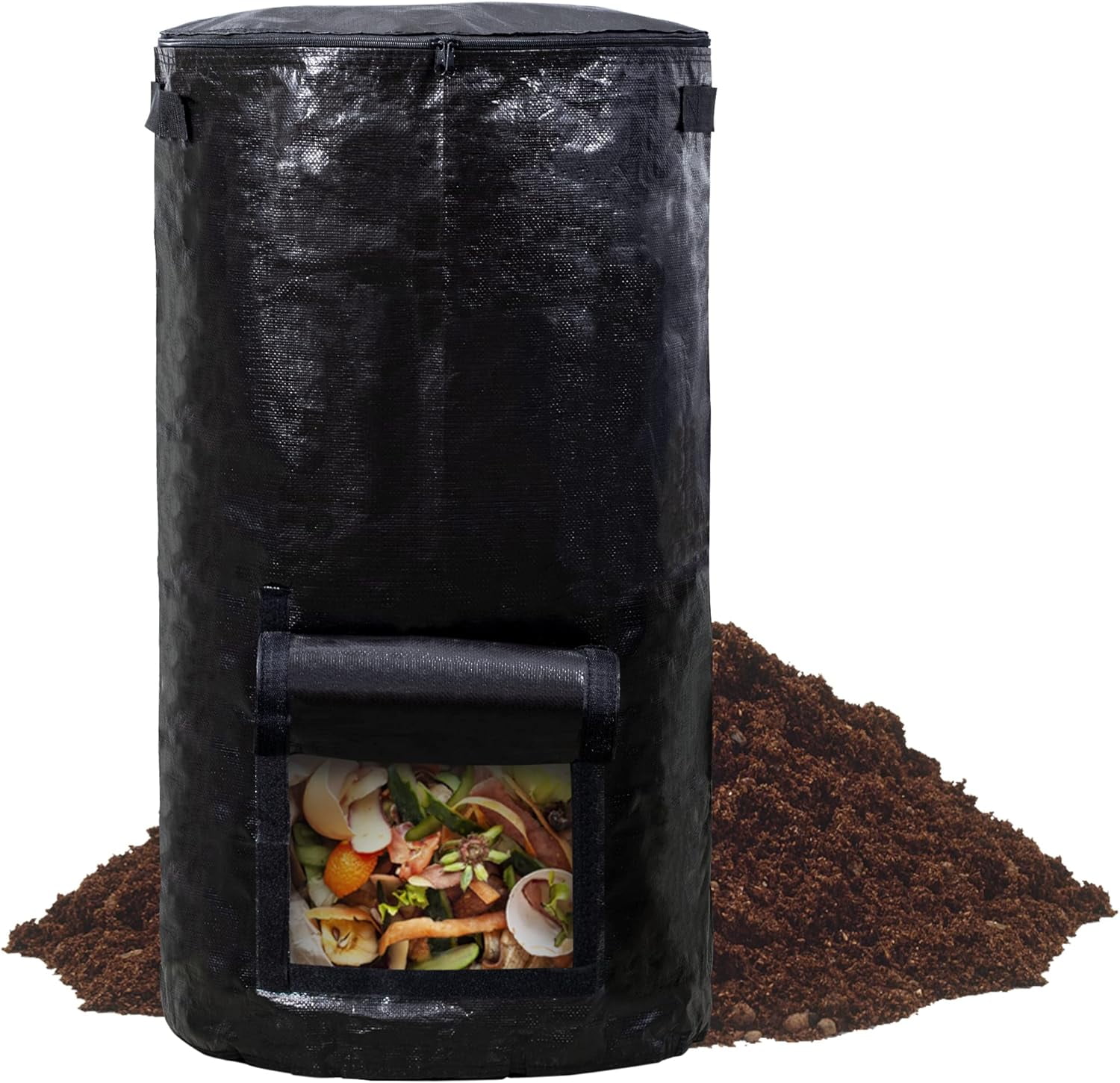 Compost Bins Outdoor, Composting Bin for Outside Garden, Reusable ...