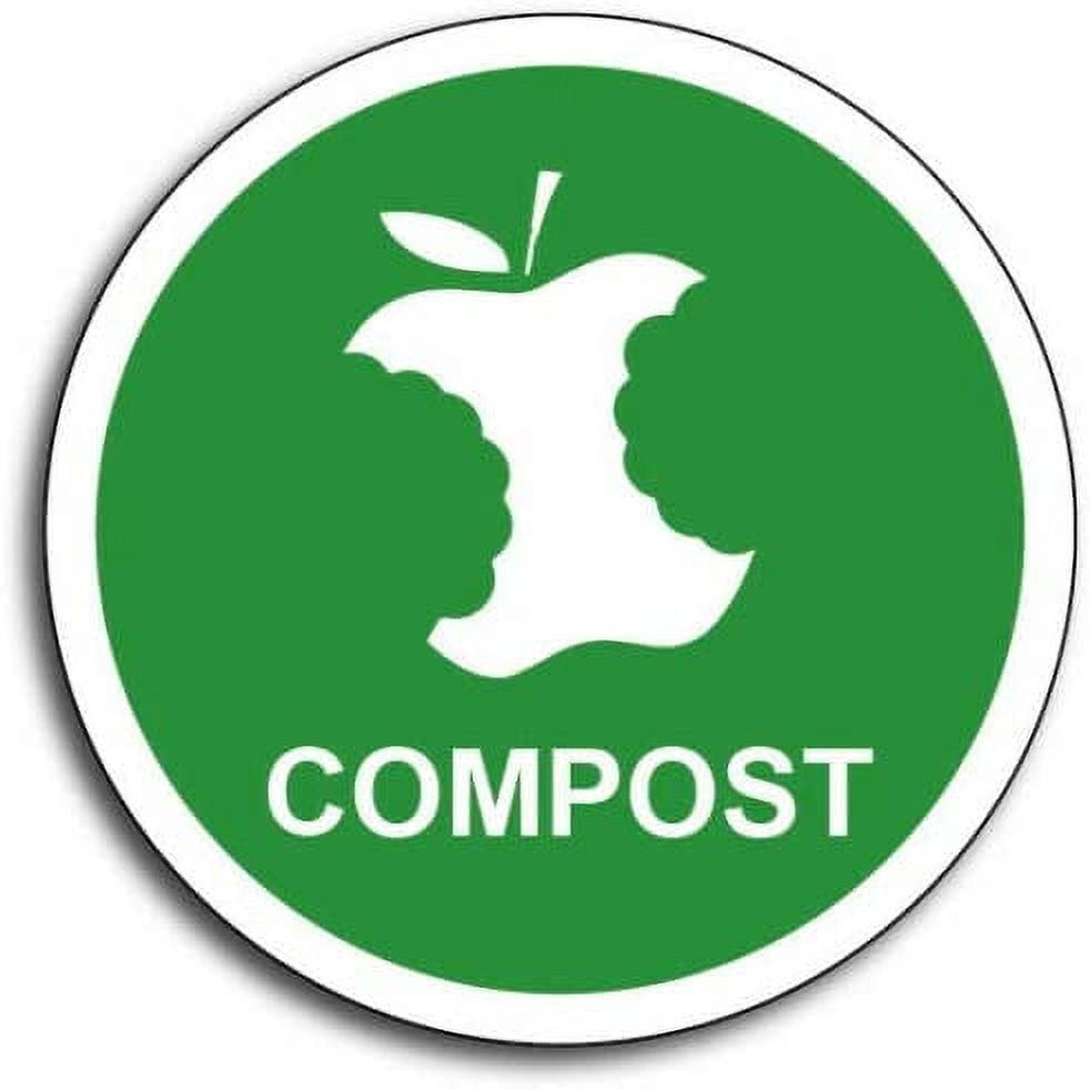 Compost Green Garbage Waste Organic Fertilizer Mulch Vinyl Decal 3M ...