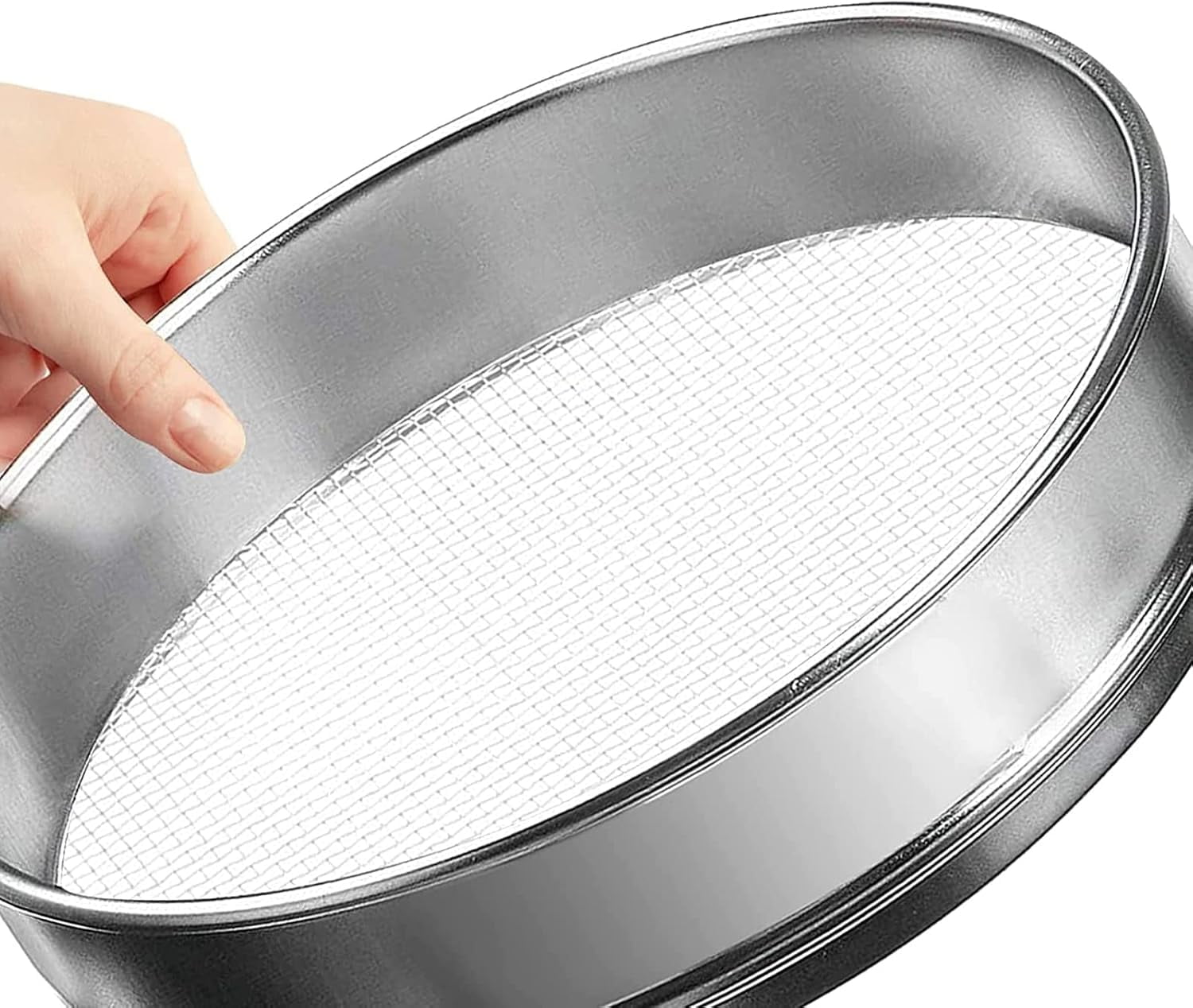 Compost Sifter Screen, Large Stainless Steel Sieve For Reliable ...