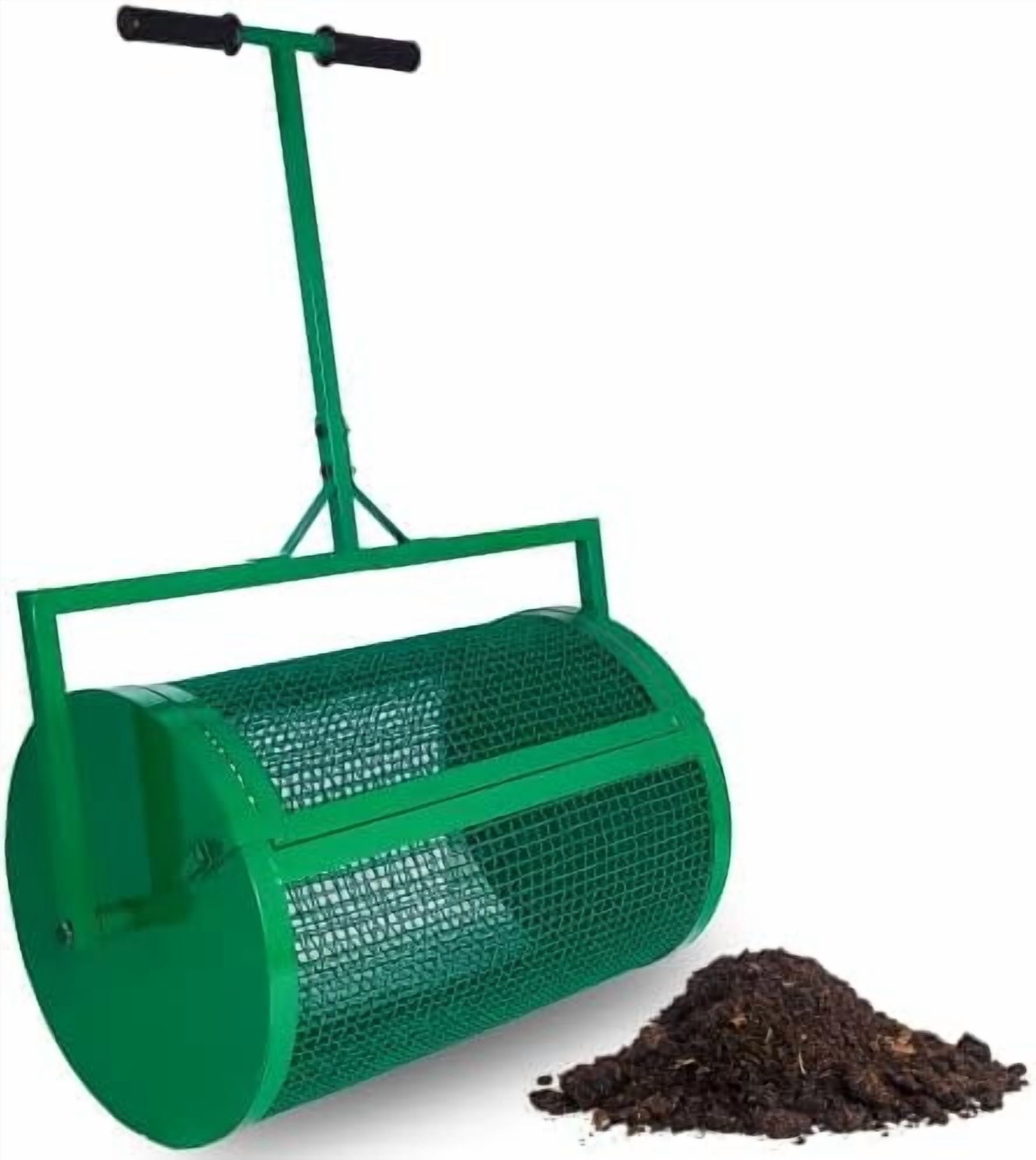 Compost Spreader 24 Inch Metal Mesh Basket Lawn & Garden Spreaders for ...