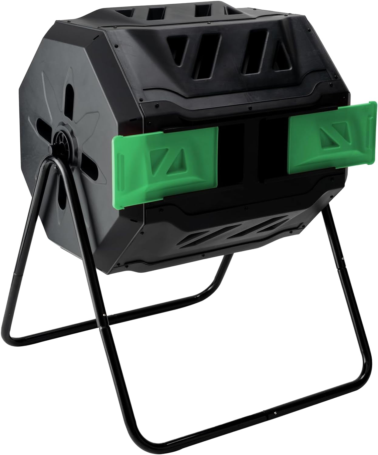 Compost Tumbler Outdoor for Home, Composter Bin, 43-Gallon, Green ...