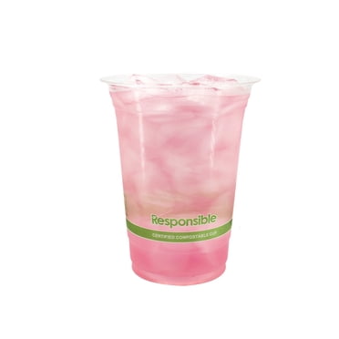 Compostable 24 oz Clear Cold Cups - Walmart Business Supplies