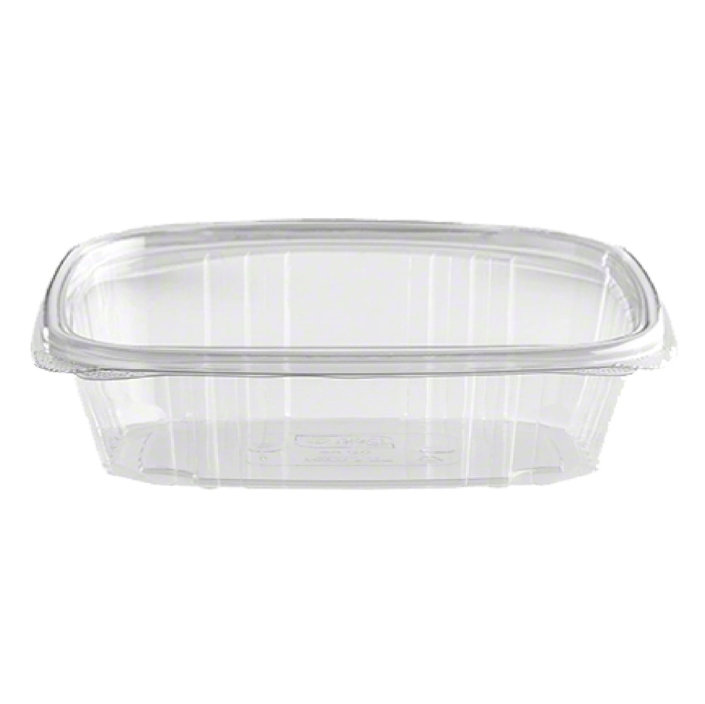 Compostable 8 oz Clear Hinged Deli Containers - Walmart.com