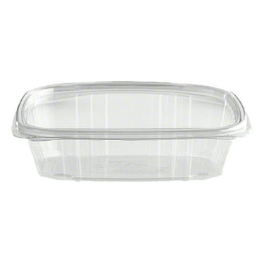 Inline Plastics Inline 32 oz. Clear Hinged Deli Container w/Tamper ...