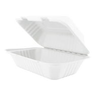 MT Products Clear Plastic Hinged Loaf Containers 8" x 4" x 3.85" - Pack ...