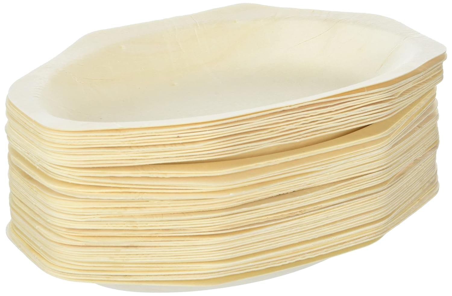 Compostable Oval Dinner Plates 8 Inch 50-Pack Eco-Friendly Disposable ...