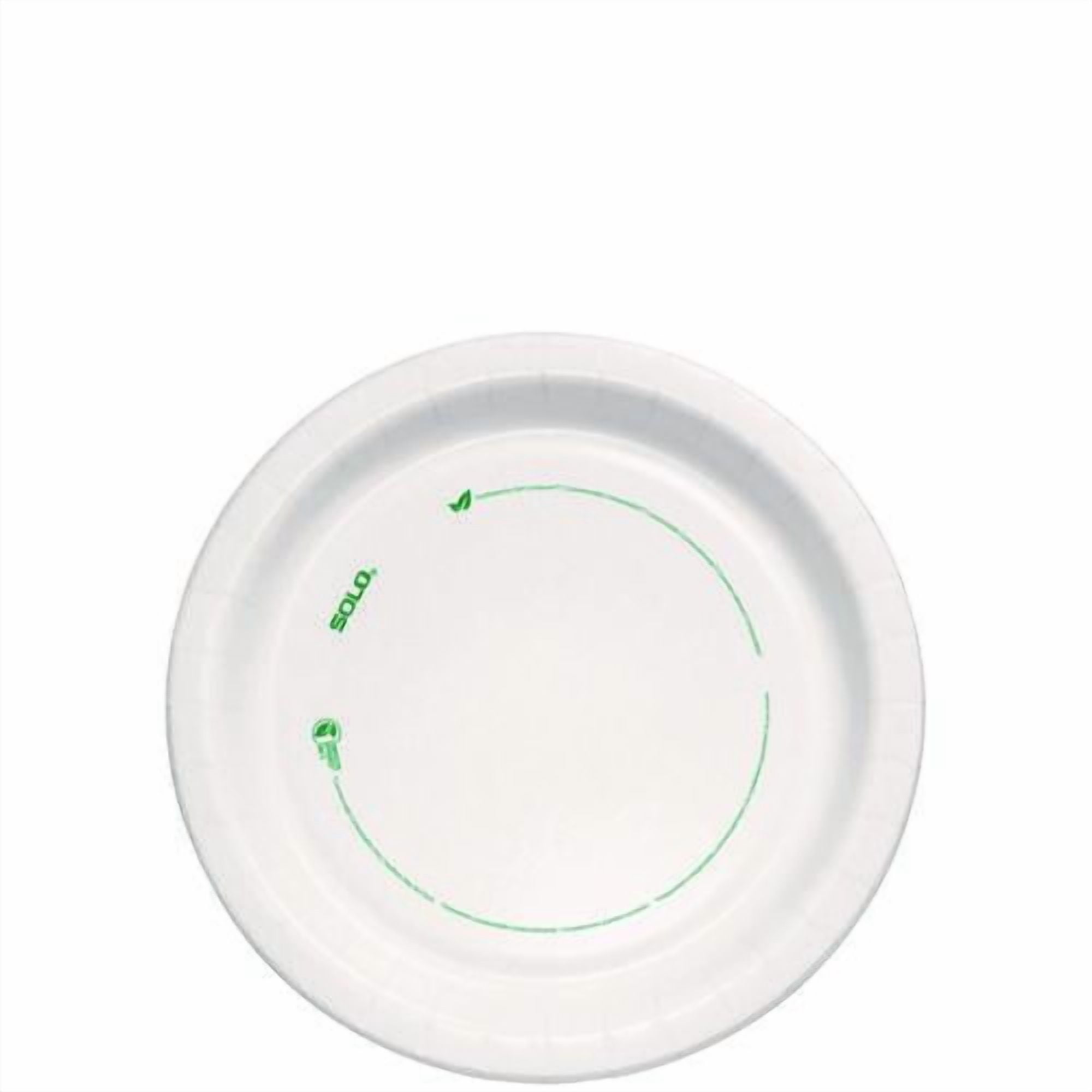 Compostable Paper Dinnerware, ProPlanet Seal, Plate, 9" dia, White, 250 ...