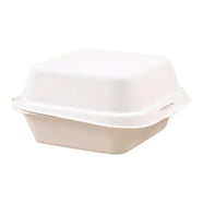 ECOPAX Eco-Friendly Pebble Box Take Out Container, Ivory (150 Pack ...