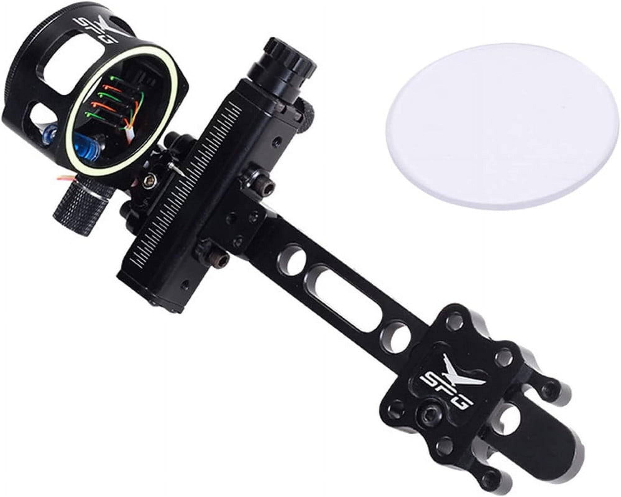 Compound Bow Sight 5 Pin with 6X Lens Micro Adjust Archery Sights Left ...