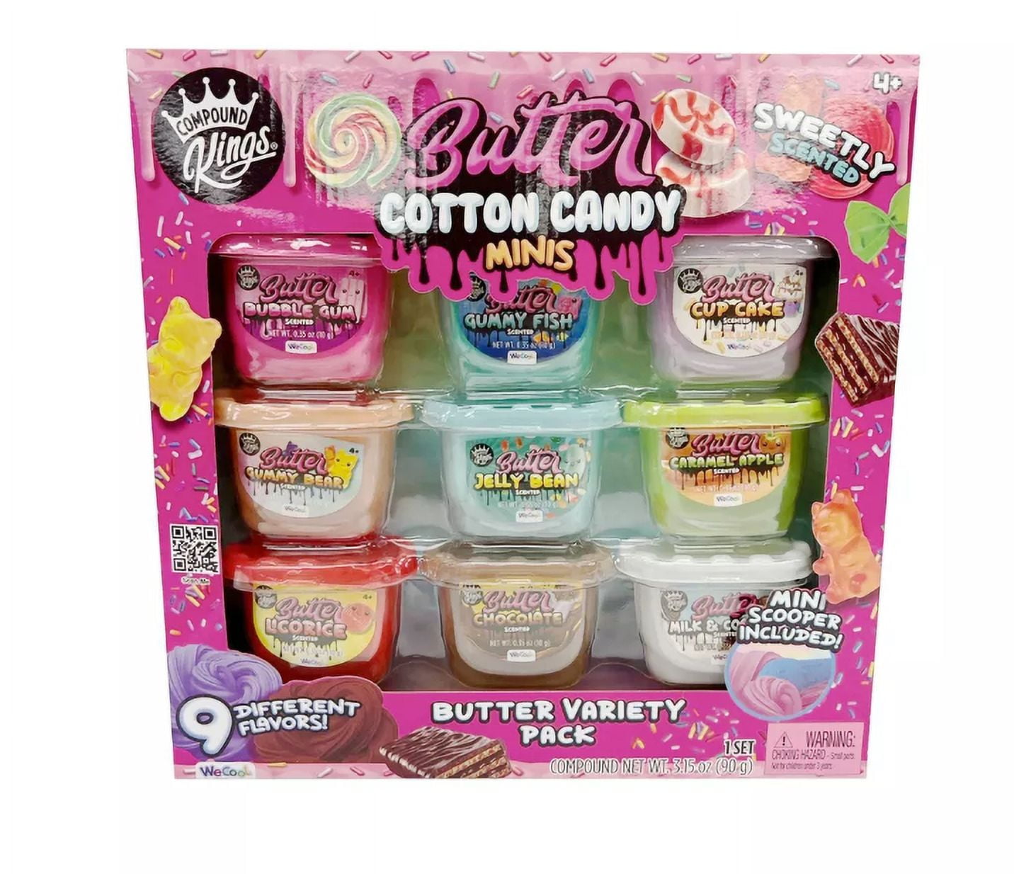 Compound Kings Butter Cotton Candy Minis Slime - Walmart.com