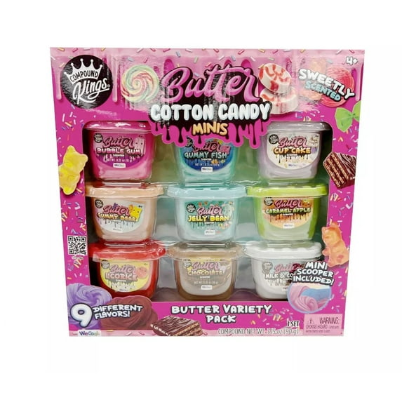 Compound Kings Butter Cotton Candy Minis Slime - Walmart.com