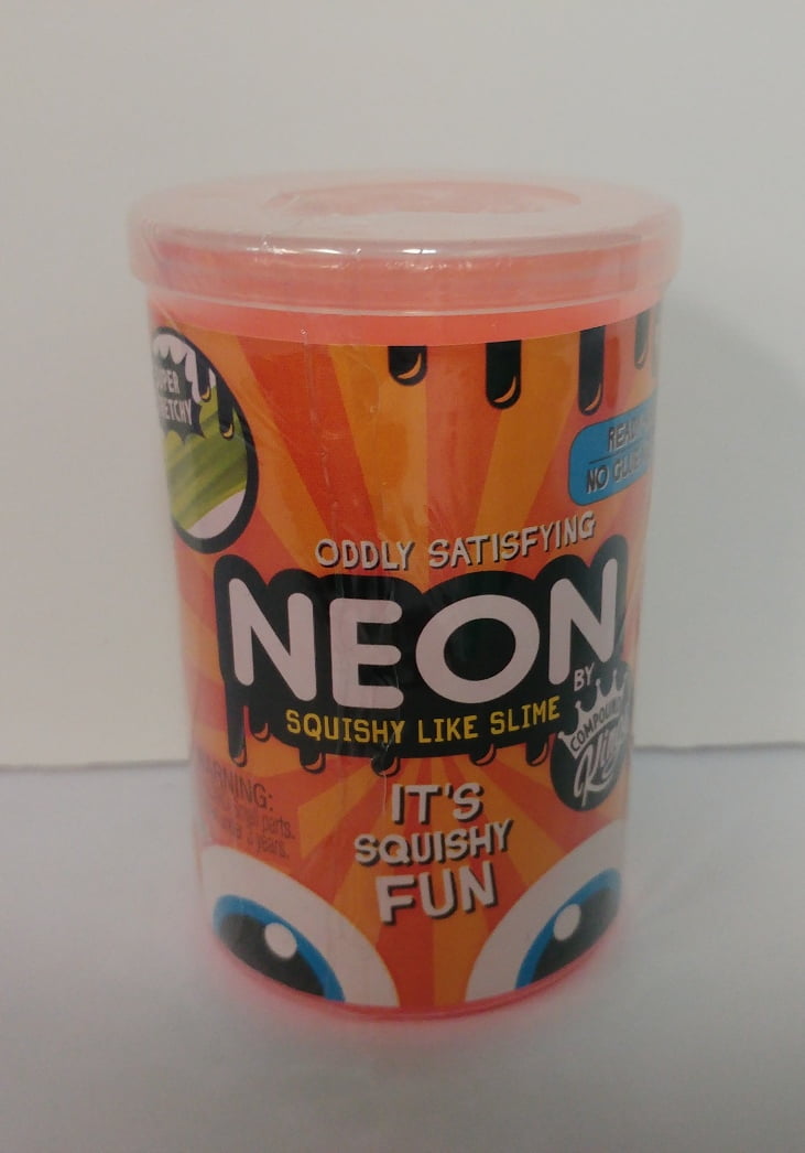 Compound Kings Neon Orange Slime - Squishy Fun - Walmart.com