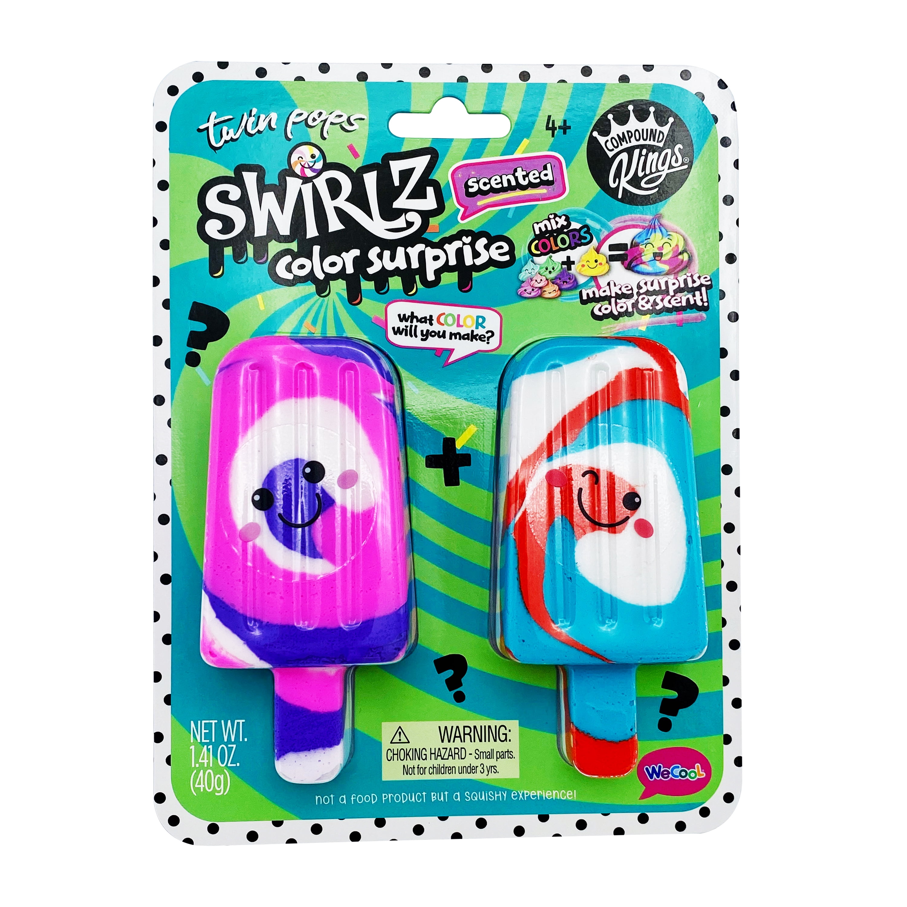 Compound Kings Scented Slime Swirlz Twin Pops - Walmart.com