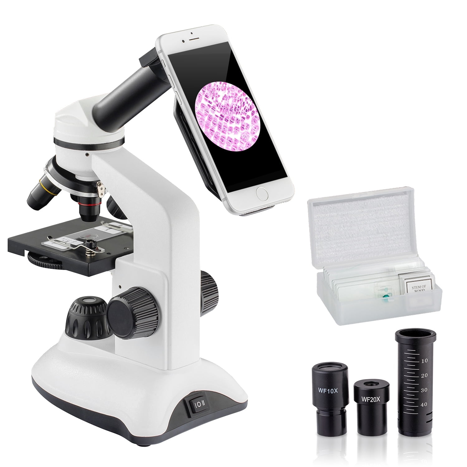 BNISE Powerful Biological Microscopes for School, Laboratory, Home ...
