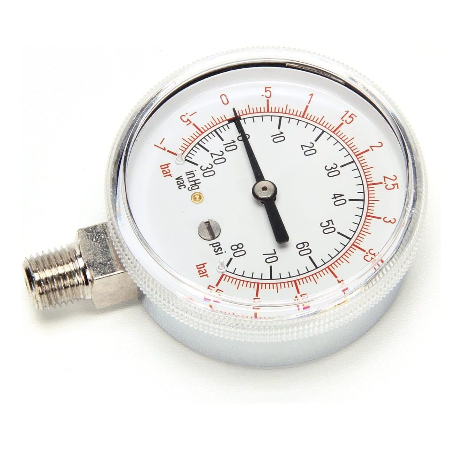 Compound Pressure Gauge 084208 - Dual Scale Gauge Replacement Part for ...