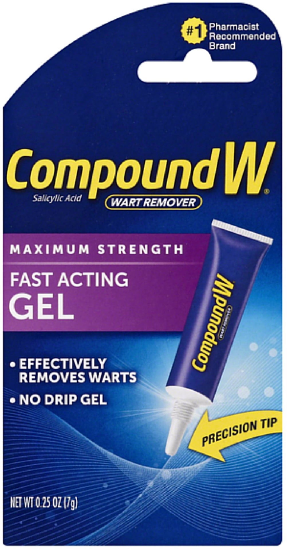 Compound W Maximum Strength, Fast-Acting Gel 0.25 oz (Pack of 2 ...