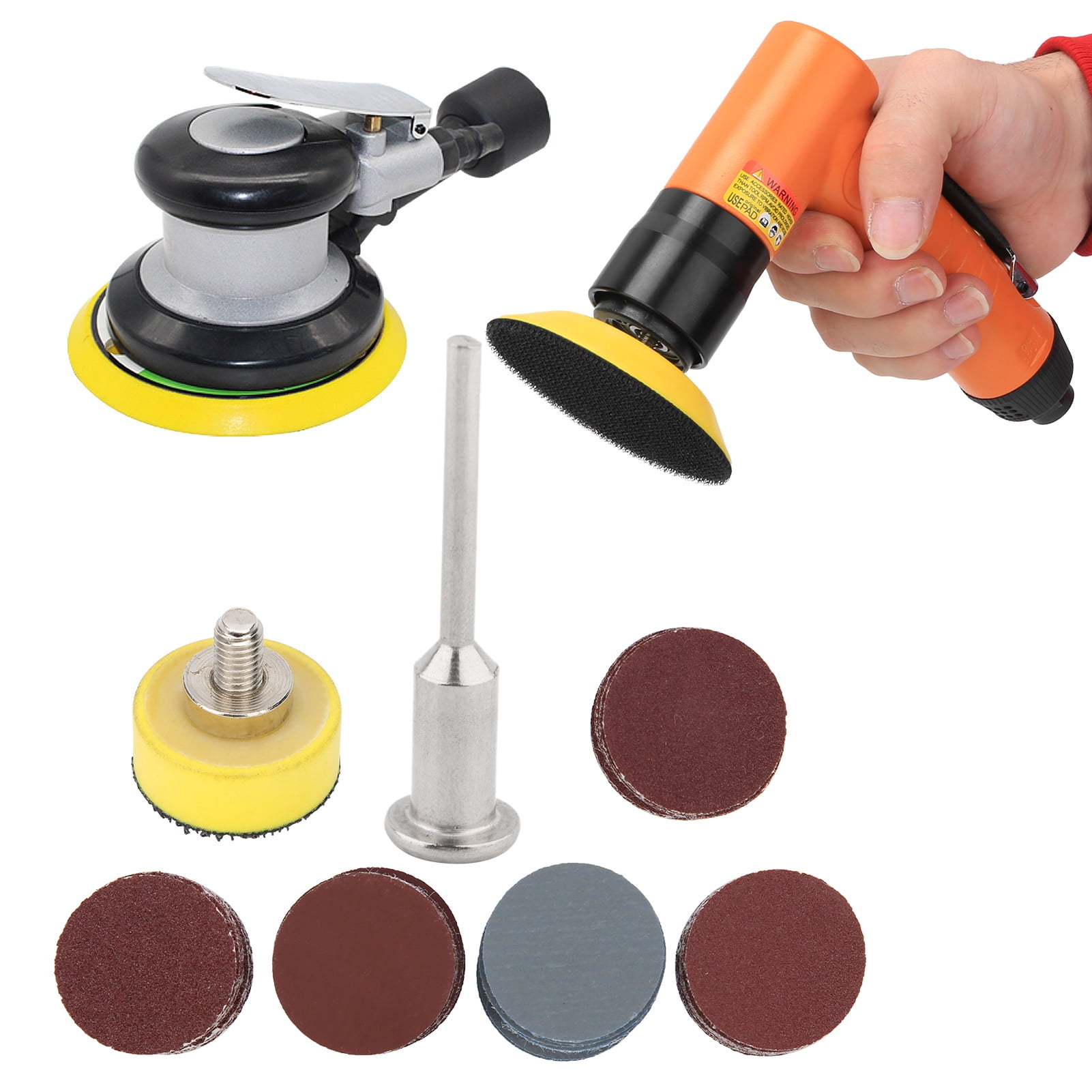 Comprehensive 52Pcs Electric Sander Accessory Kit with 50 Sanding Discs ...