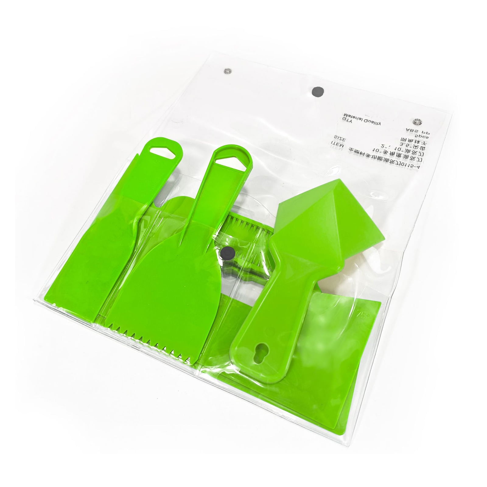 Comprehensive 5Pcs Plastic Putty Scraper Spatula Assortment For ...