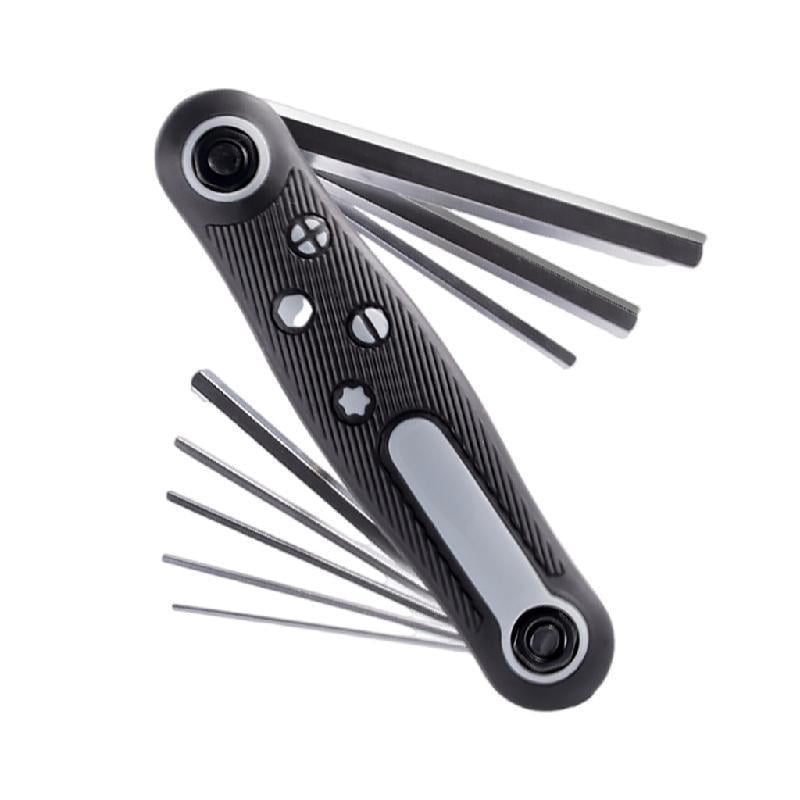 Comprehensive 8 in 1 Folding Manual Screwdriver Assortment Tool Set for ...