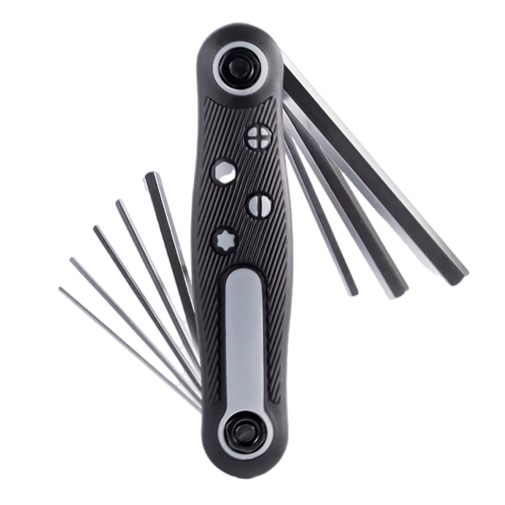 Comprehensive 8 in 1 Folding Manual Screwdriver Assortment Tool Set for ...