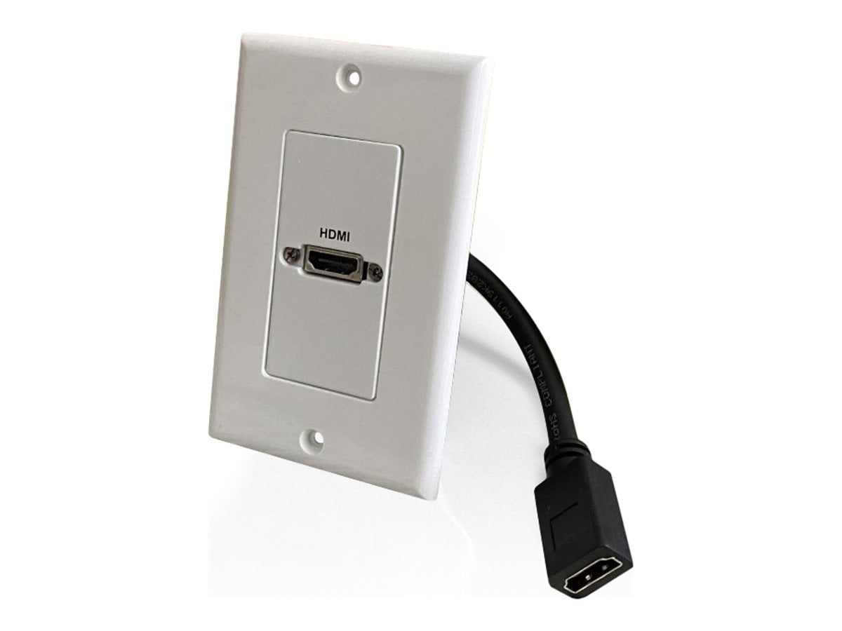 Comprehensive Cable WPDHD1AW HDMI Pass-Through Wall Plate - Walmart.com