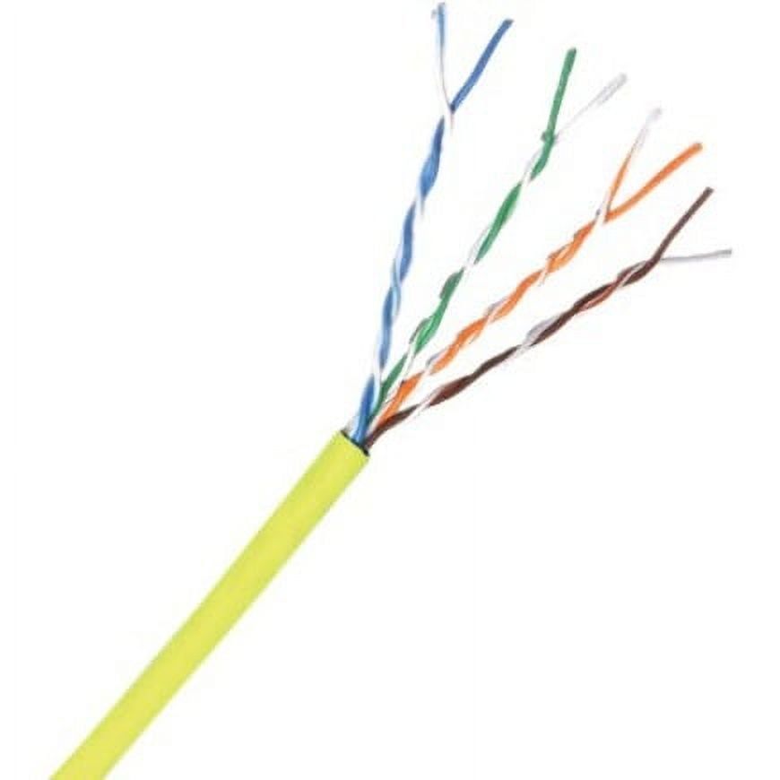 Comprehensive Cat 6 550 MHz UTP Solid Yellow Bulk Cable 1000ft ...